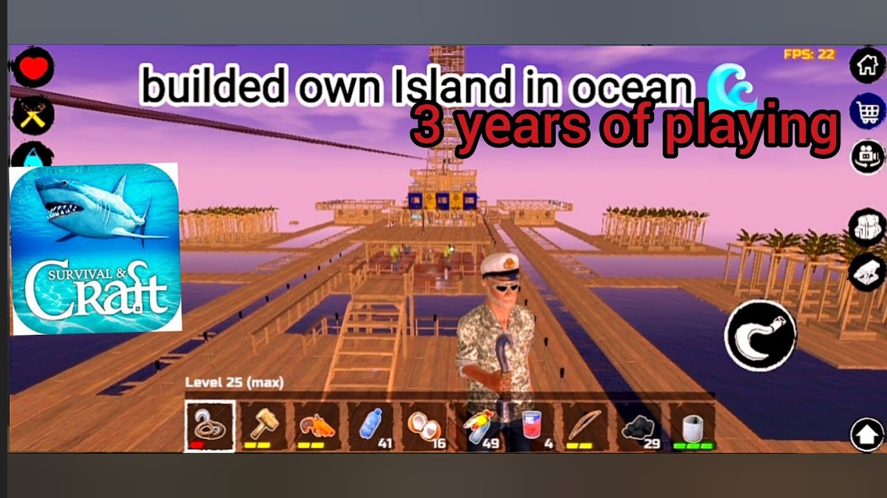 Survival & Craft: Multiplayer walkthrough | made huge island in Raft ...