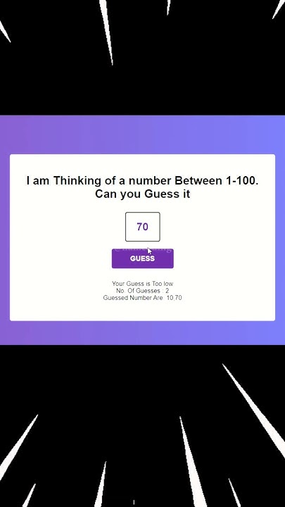 Create Guess Number Using HTML | CSS | JS - YouTube