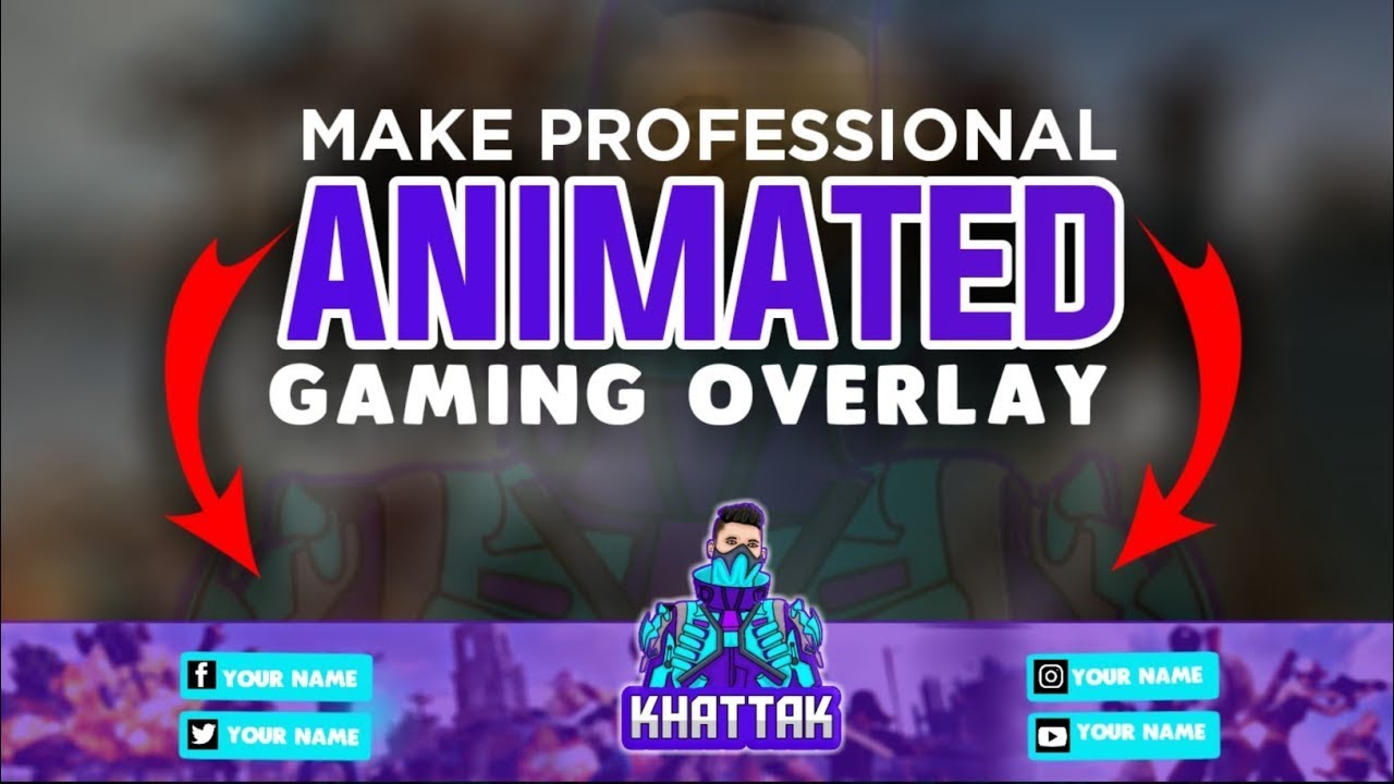 How to make Animated Gaming Overlay on Android || Cool Gaming Overlay ...