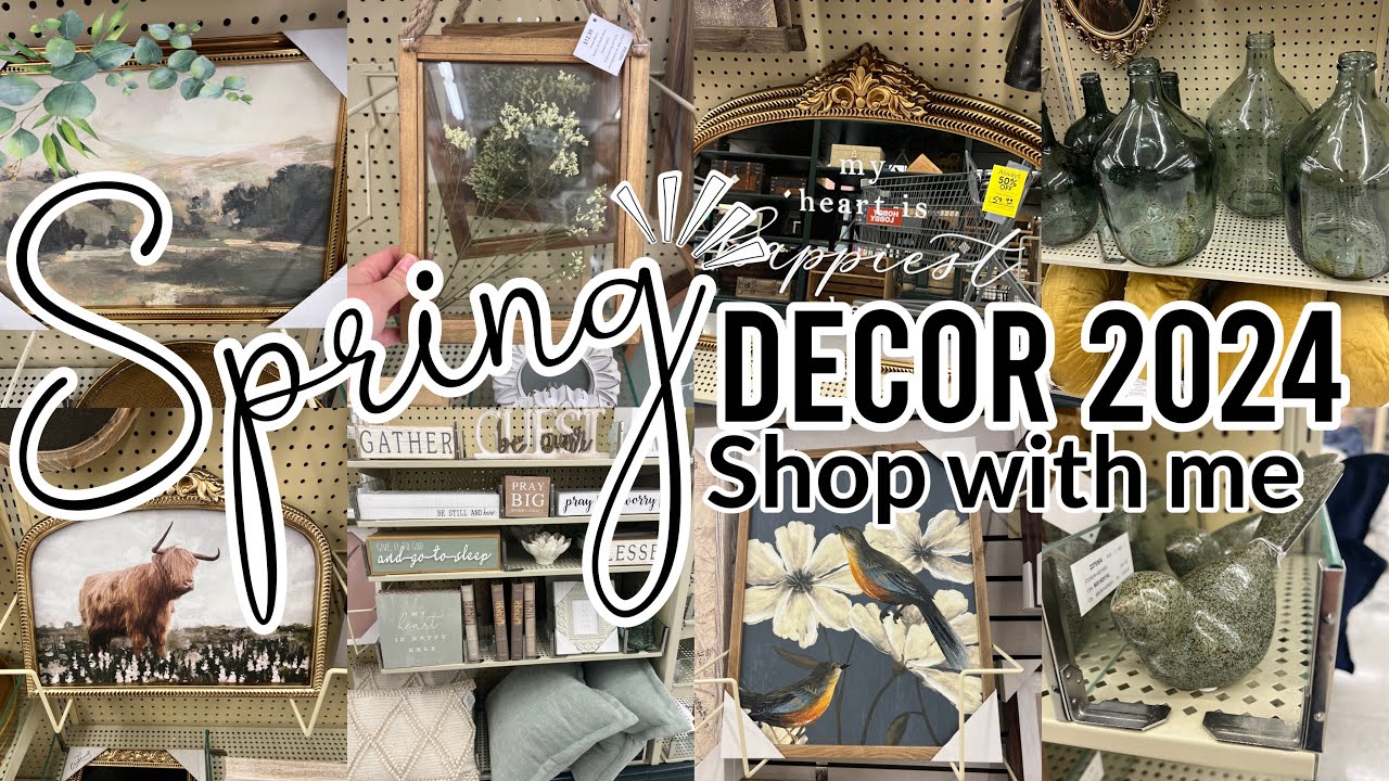 SPRING DECOR 2024 SHOP WITH ME || HOBBY LOBBY NEW SPRING DECOR! - YouTube
