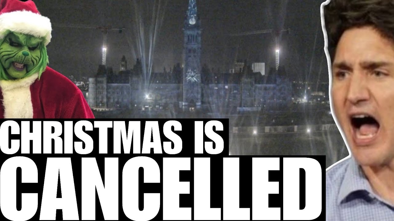 Justin Trudeau REMOVES Christmas Decorations at Parliament Hill - YouTube