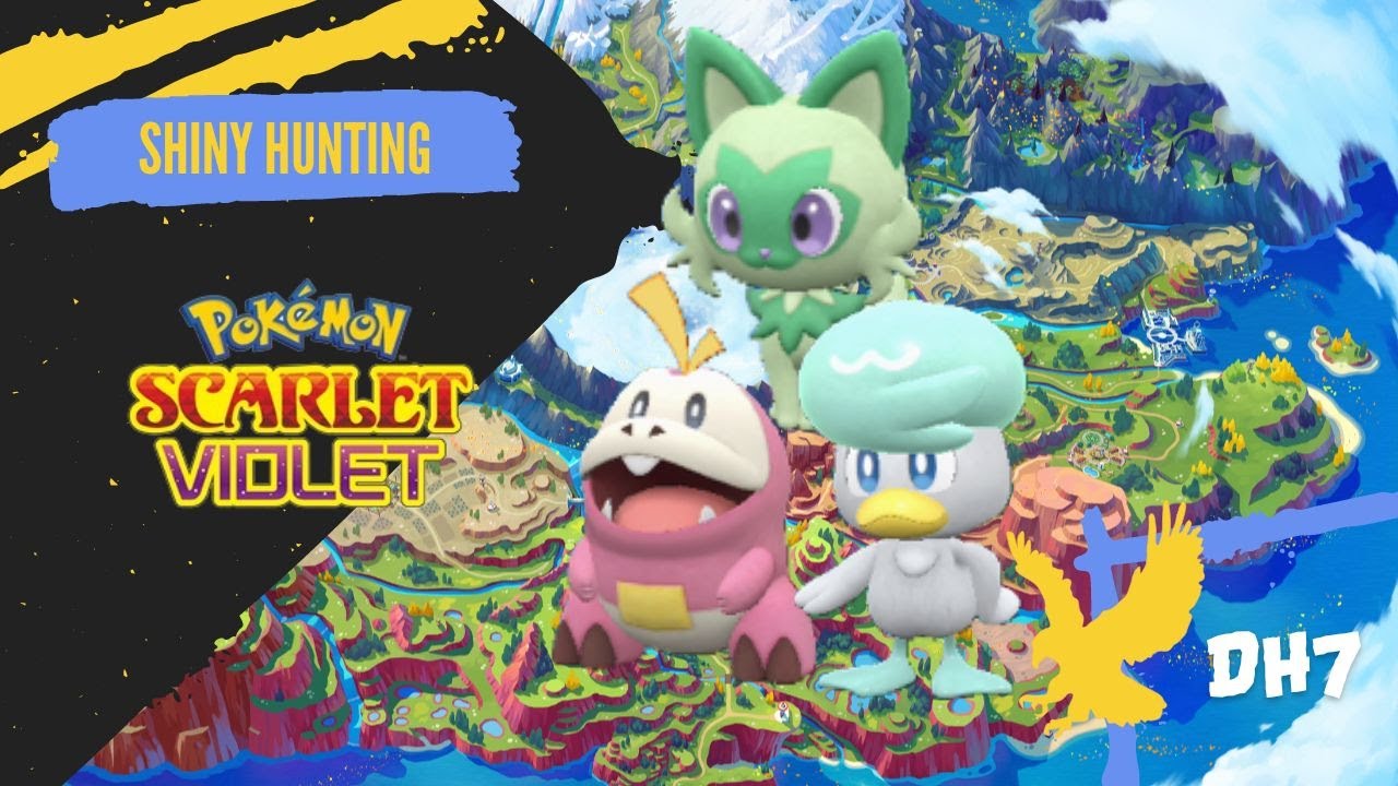 LIVE Shiny Starter Hunting [Pokemon Scarlet & Violet Shiny Hunting ...