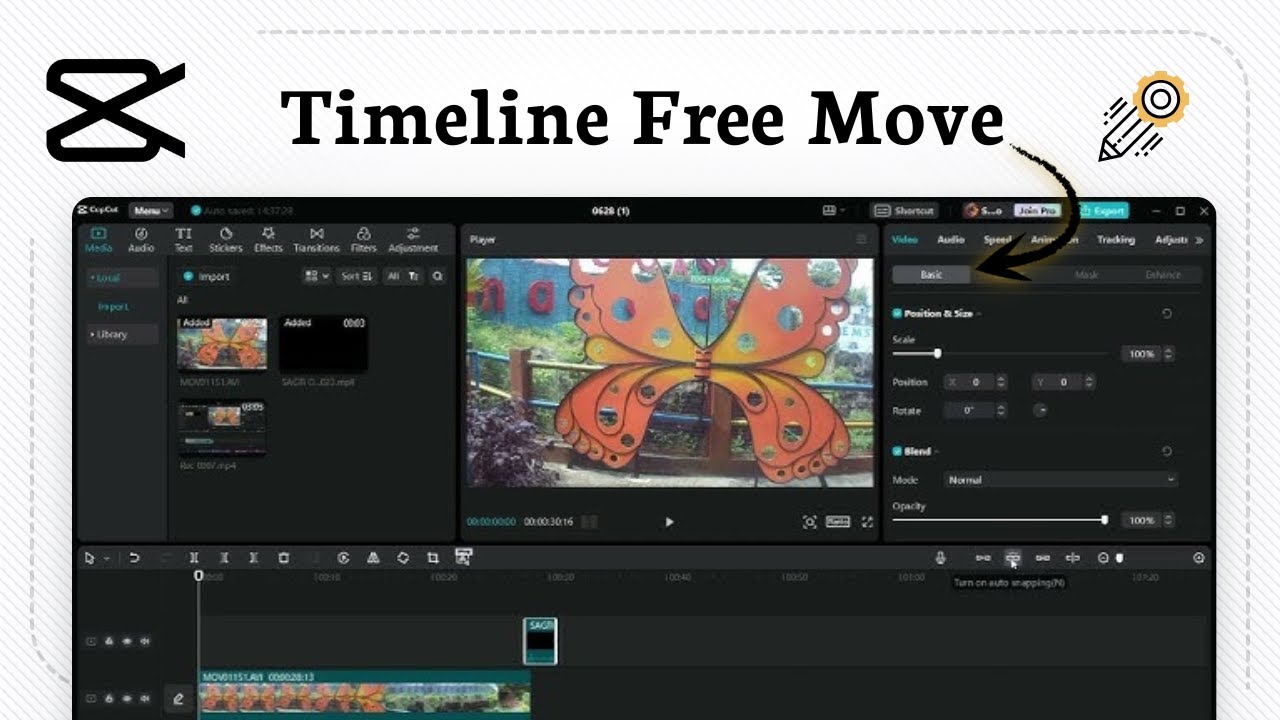 How to Turn Off Snapping in CapCut (Timeline Ease) - YouTube