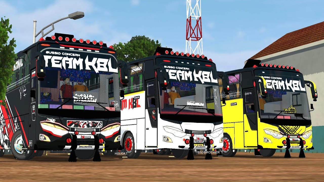BUSSID MULTIPLAYER VIDEOS || TEAM KBL || BUS SIMULATOR INDONESIA - YouTube