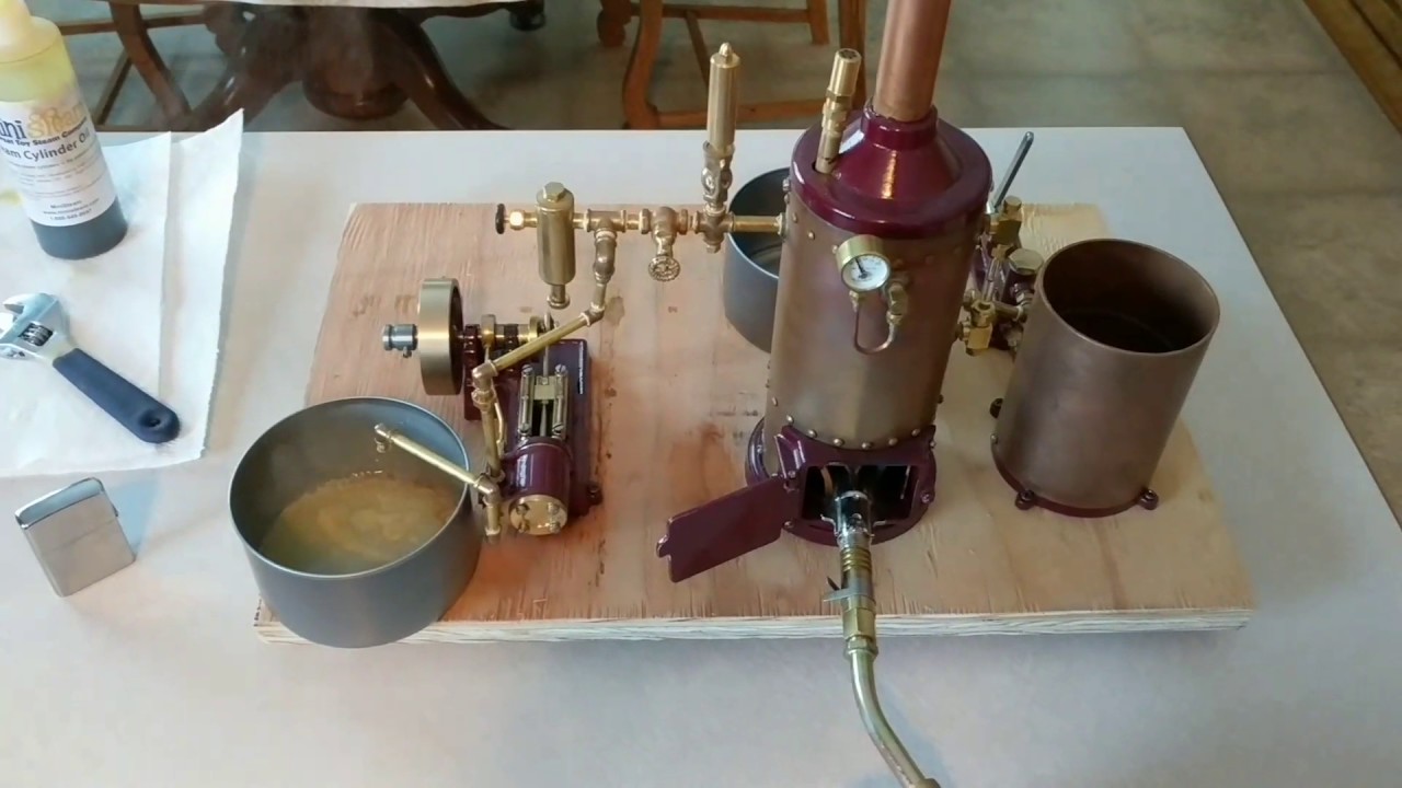 PM Research model steam plant - YouTube