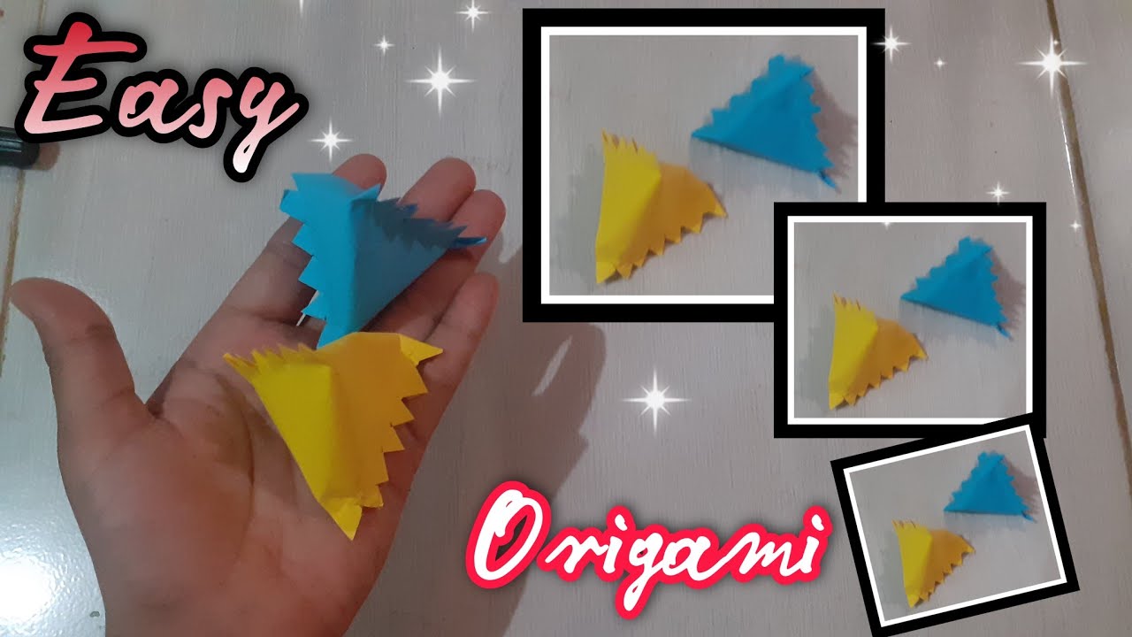 How to Make Easy Snack with Origami Papers || Cara Membuat Bungkus ...