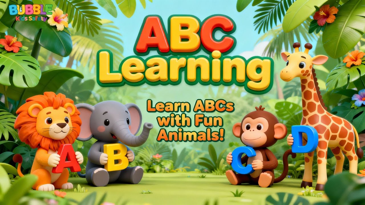 ABC Animals for Kids | Learn Alphabet A–Z with Cute Animals - YouTube
