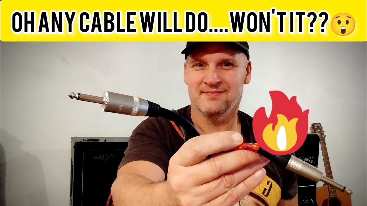 Rookie guitar mistakes Part 1. Wrong Cables! This can be an expensive mistake! - YouTube