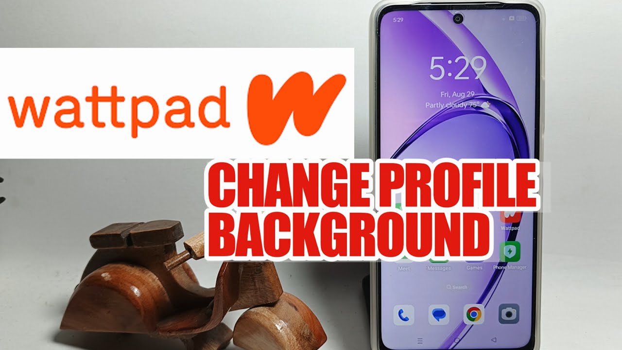 How To Change Profile Background In Wattpad App - YouTube