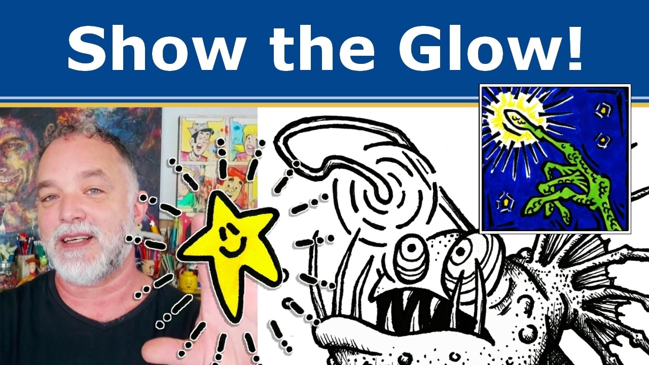 How to Draw Light using Cartoon Lines. | Light that Radiates. | PLUS ...