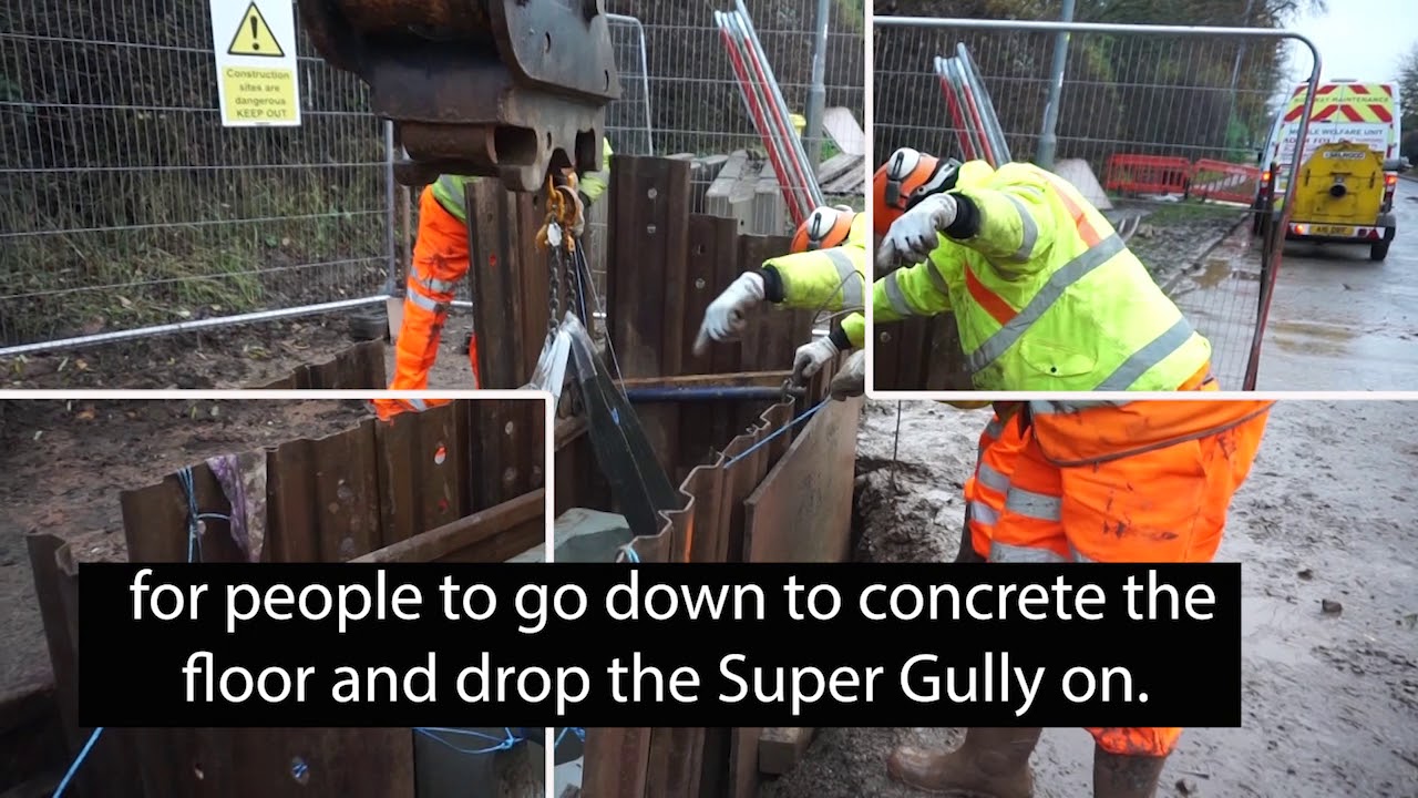 Super Gullies Southwell Flooding Alleviation Scheme - YouTube