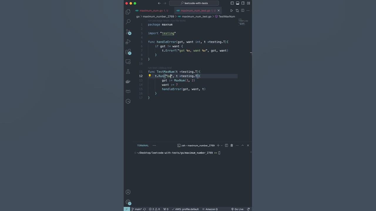 Max Achievable Number 2769 Golang Short Golang Coding Leetcode Algorithm Algorithms Youtube 