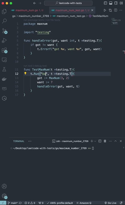 Max Achievable Number 2769 Golang Short Golang Coding Leetcode Algorithm Algorithms Youtube