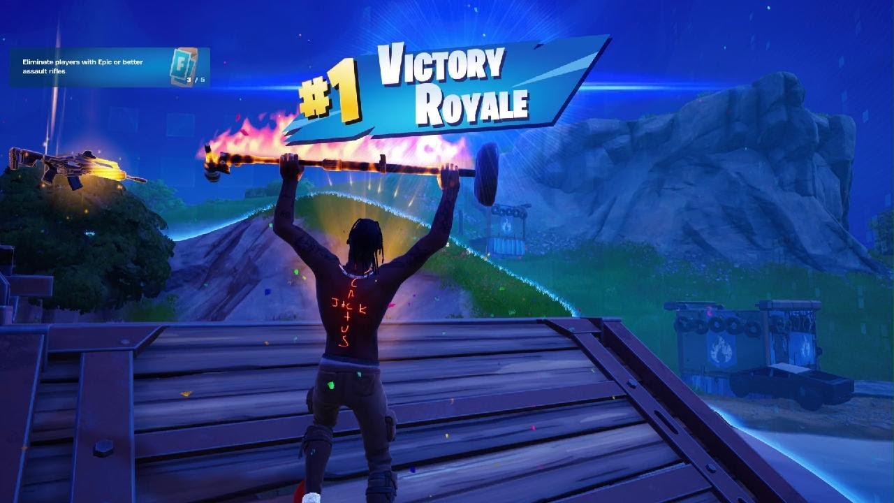 *NEW* ELF HELPERS TRAVIS SCOTT SKIN IN FORTNITE PS5 + A VICTORY ROYALE ...