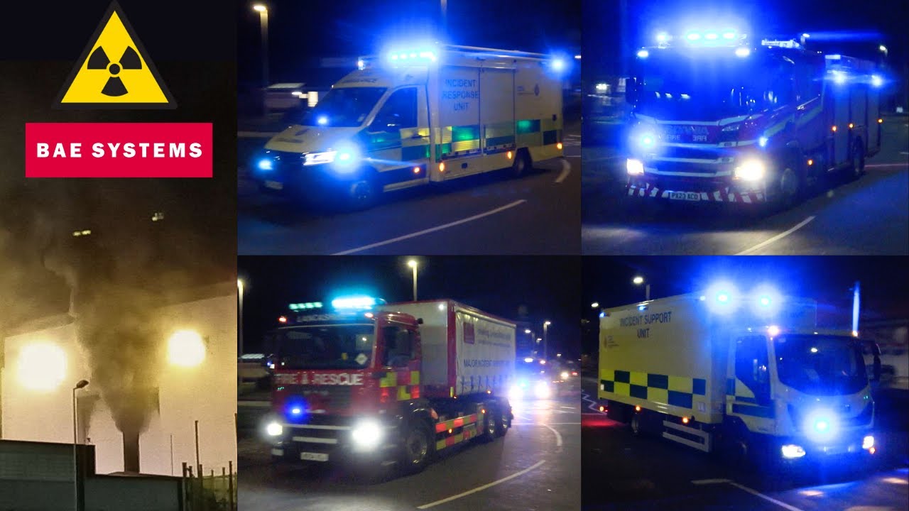 🚨 MAJOR INCIDENT 🚨 Fire At NUCLEAR Submarine Manufacturers BAE Systems ...