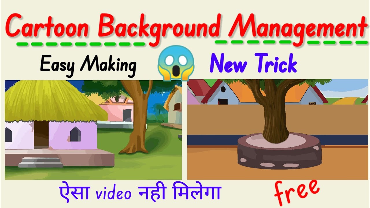 How to manage cartoon Background || Cartoon Video Kaise banaye 🔥 - YouTube