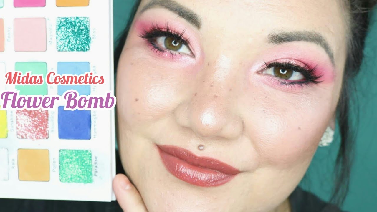 Midas Cosmetics Flower Bomb Palette Review - YouTube