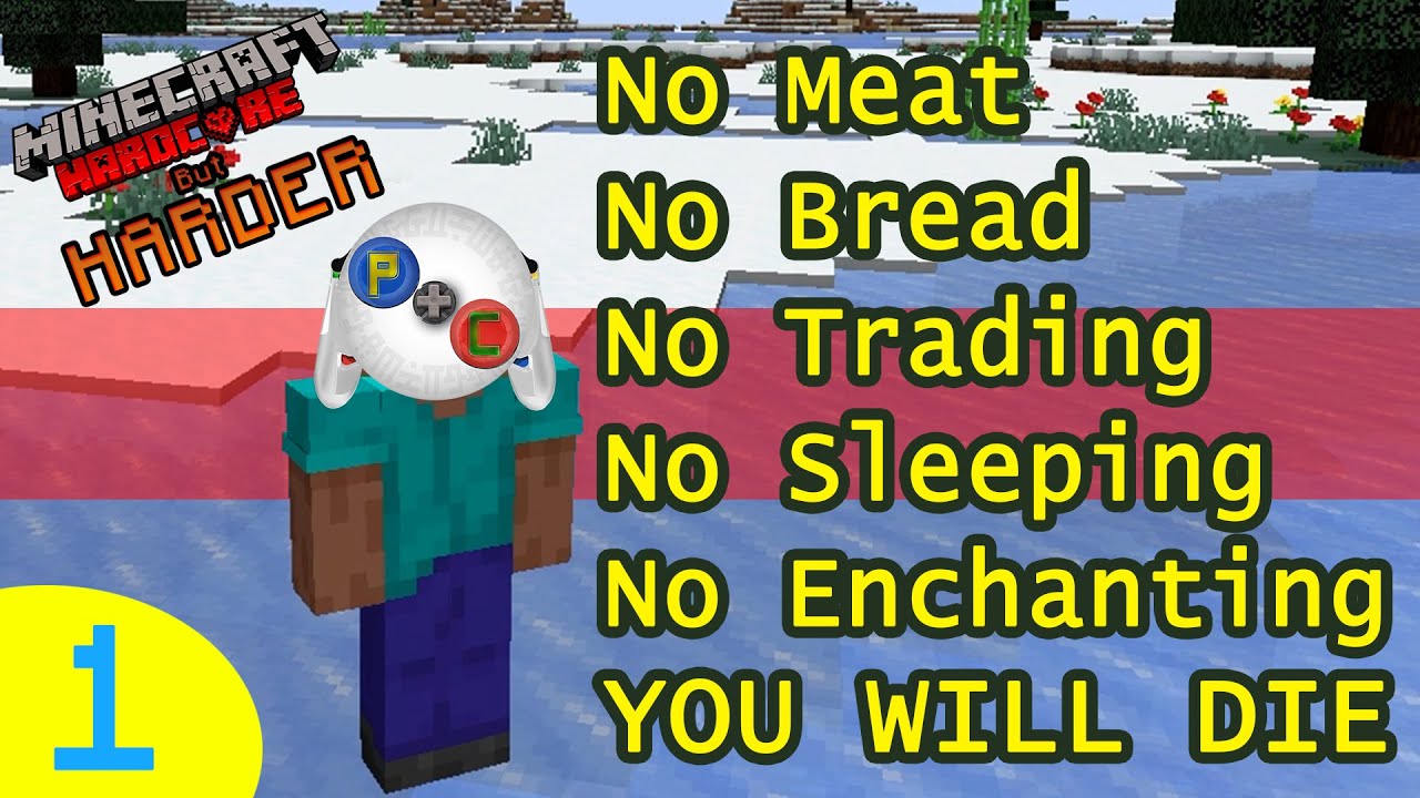 Minecraft Hardcore but HARDER Episode 1 - YouTube