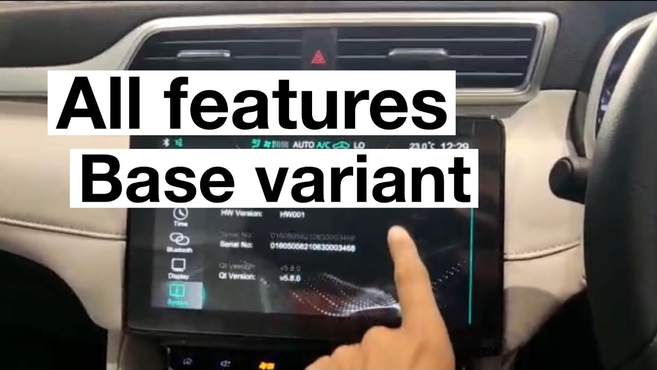 MG Astor base model | MG astor base model features | MG astor style ...