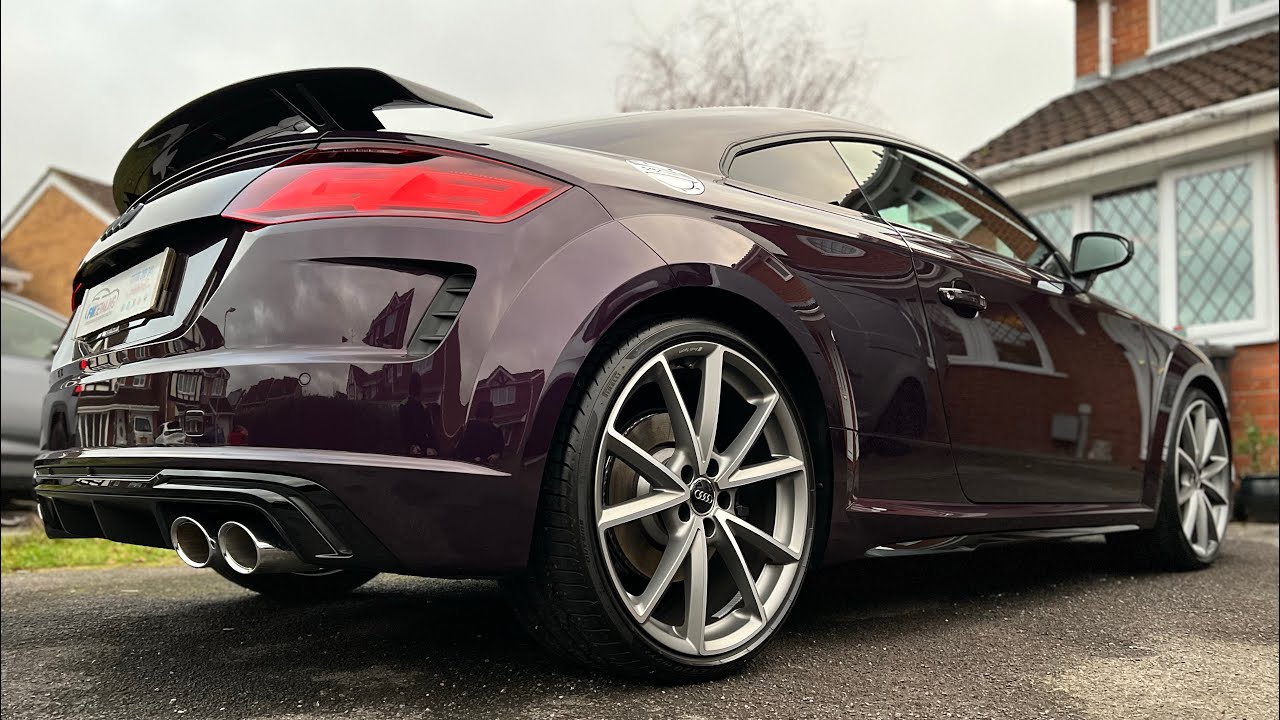 Audi TTS in Merlin Purple detailed - YouTube
