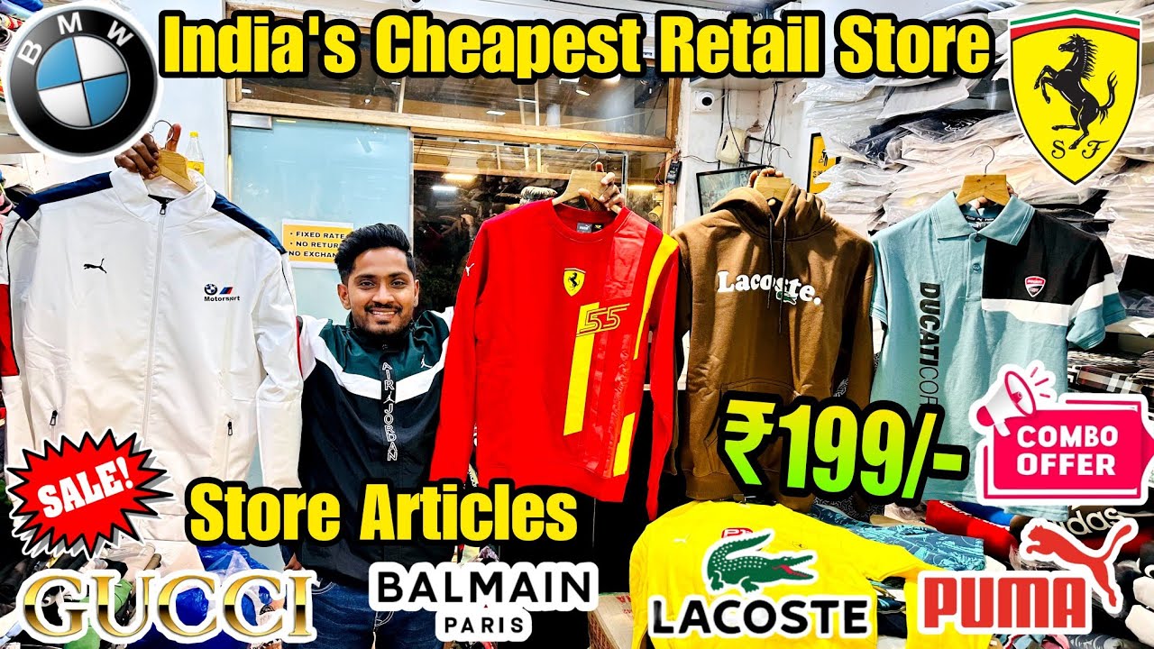 India's Cheapest Retail Store 🔥 | ₹199 Only 🥳 | Original Branded Store ...