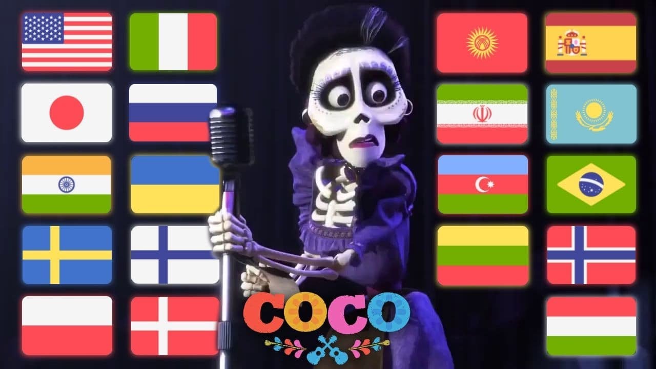 Coco 2017 - La Llorona (One Line Multilanguage) (19 Versions) - YouTube