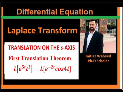 Laplace Transform First Translation Theorem | Proof | L(e^5t t^3) , L(e ...