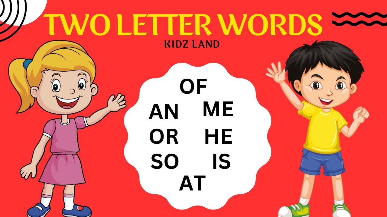 Two Letter Words | 2 Letter Words In English | Sight Words | Phonics ...