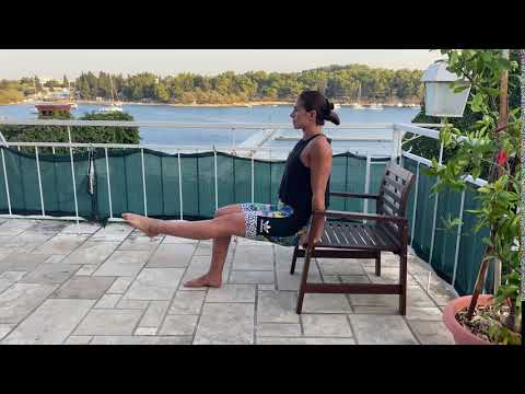 Modified L sit - YouTube