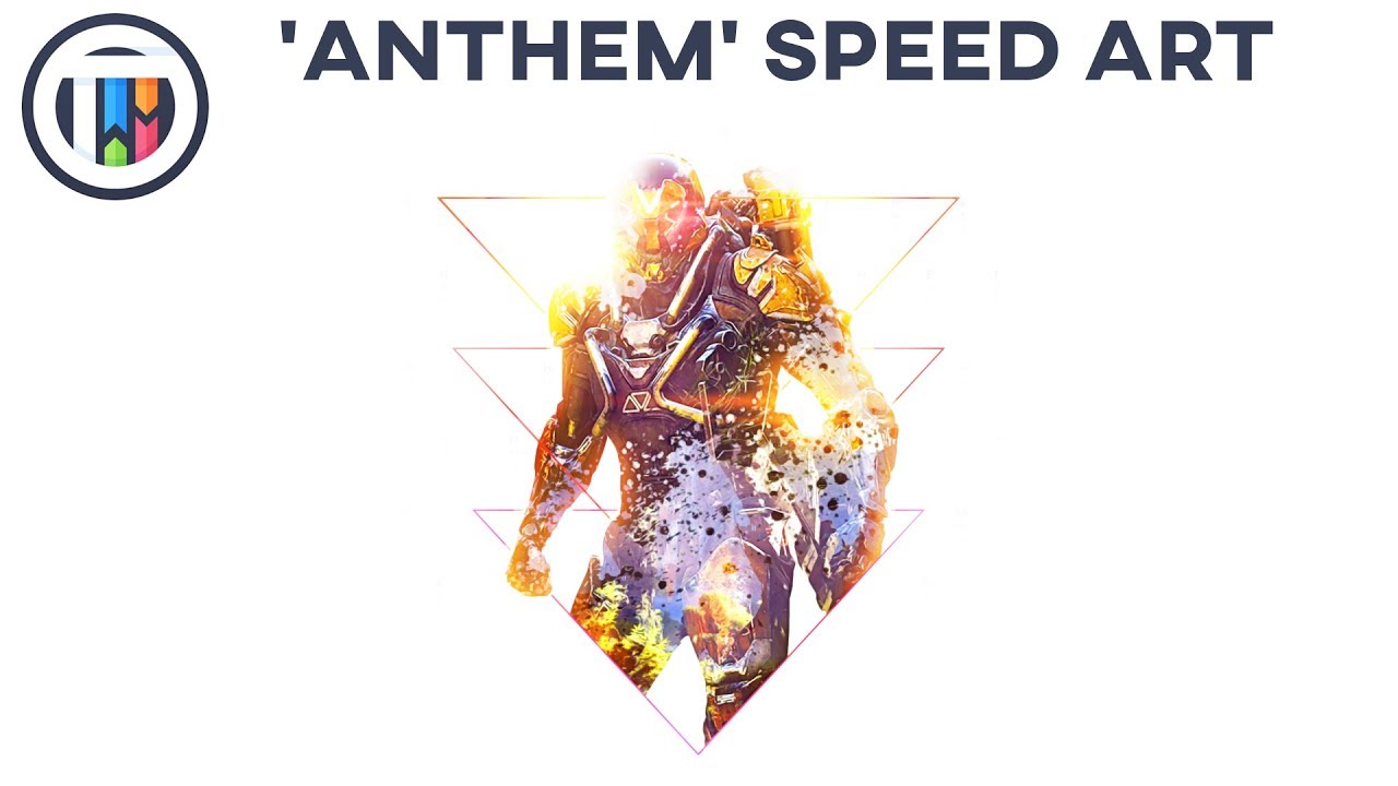 Creating an Anthem Poster (Timelapse + Process w/ Commentary & Layers ...