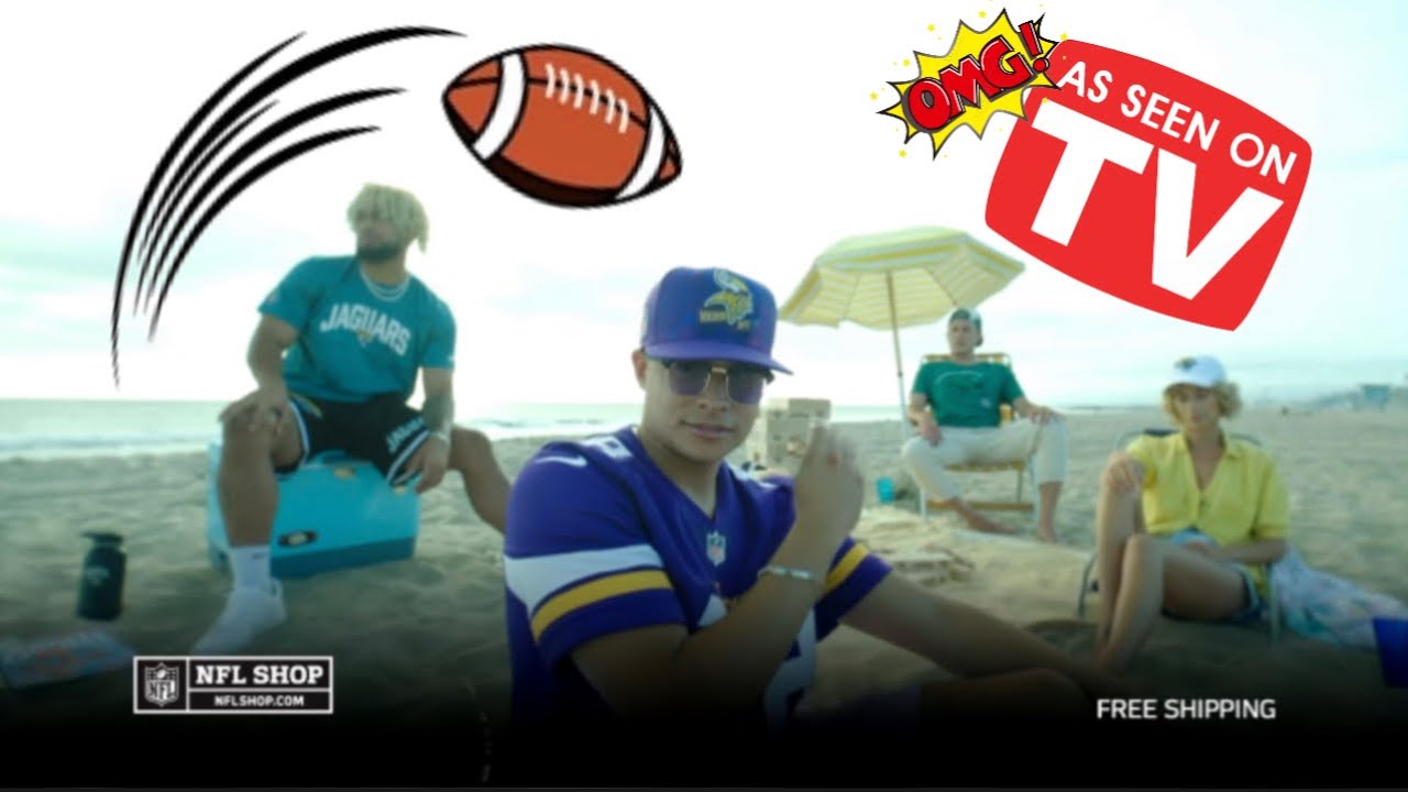 MY 2ND TV COMMERCIAL IS WITH THE NFL! 😲🏈 - YouTube