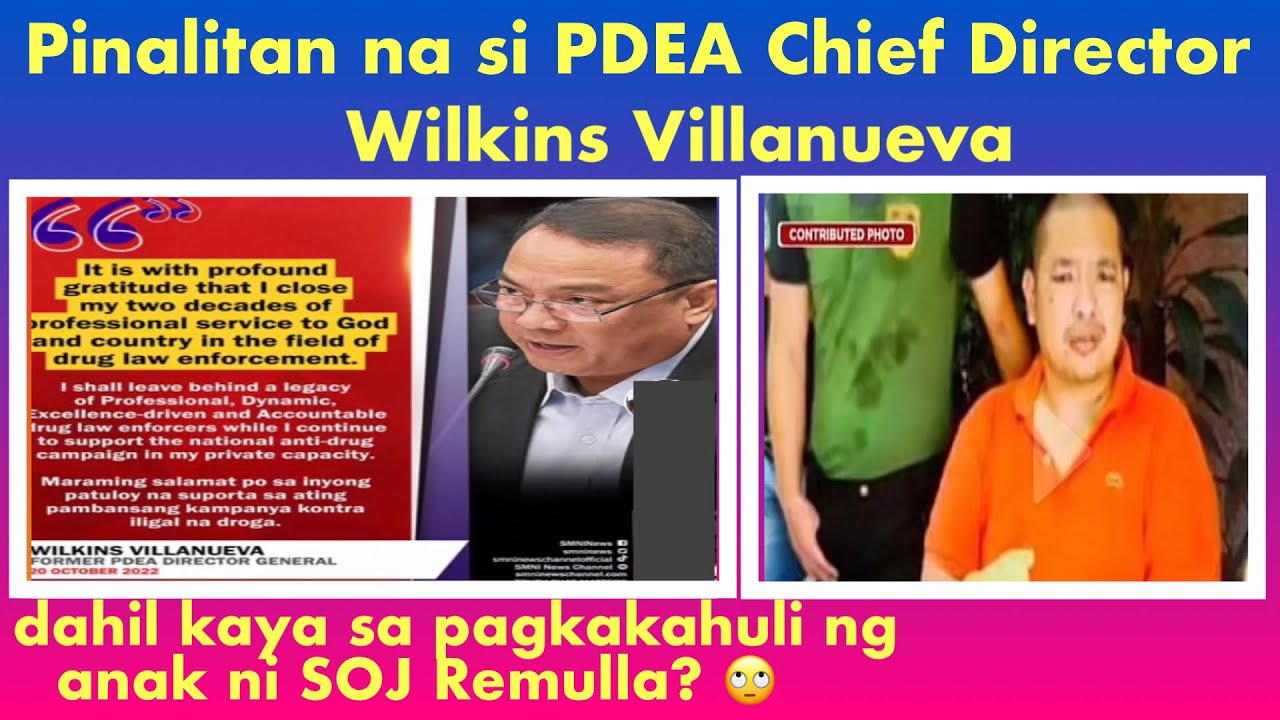 Pinalitan na si PDEA Chief Director Wilkins Villanueva ni Retired SAF ...