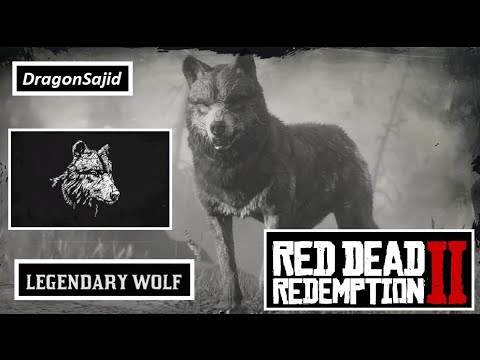RDR2 Ps4 Legendary Animals : Legendary Wolf ( as Arthur Morgan ...