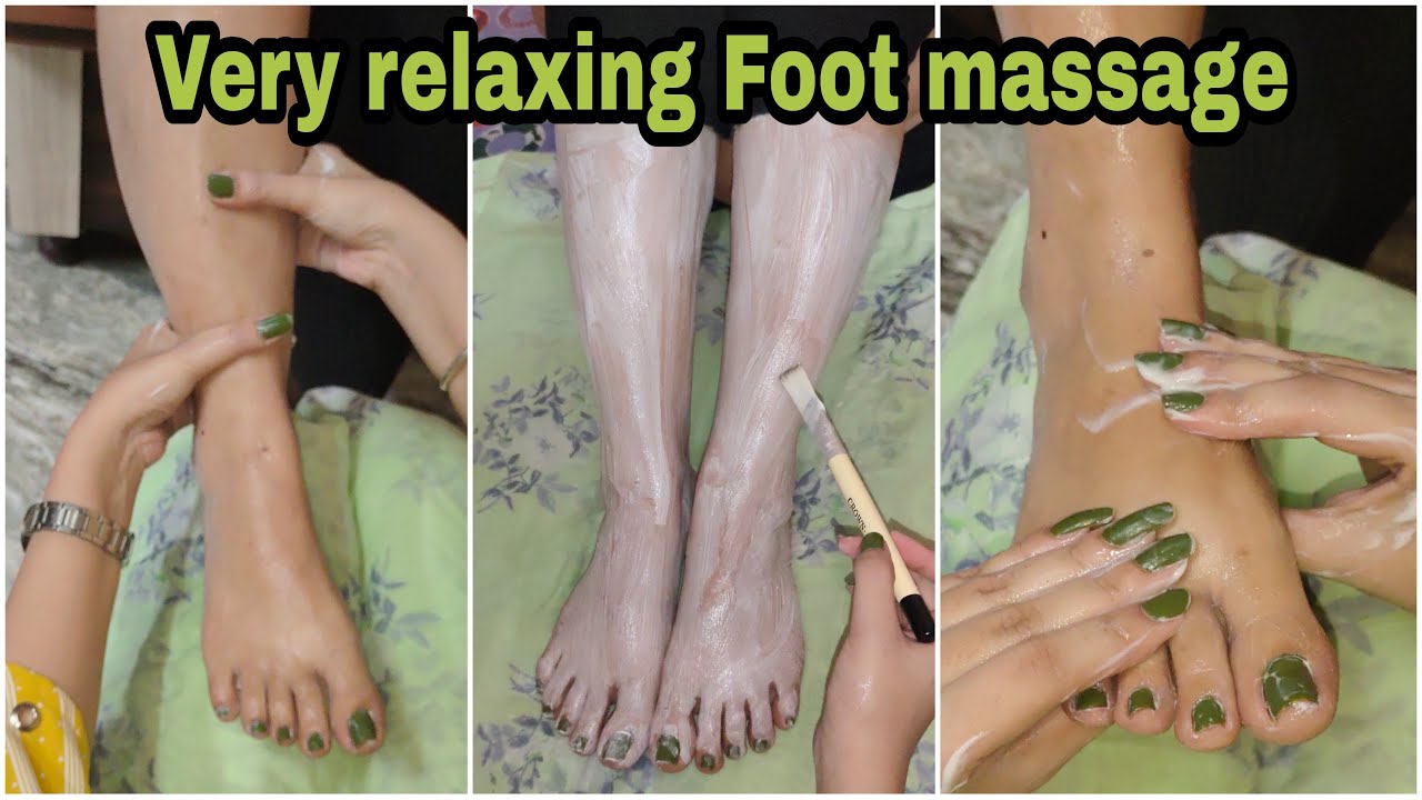 Foot massage/ step by step Full Foot massage technique/ very relaxing ...