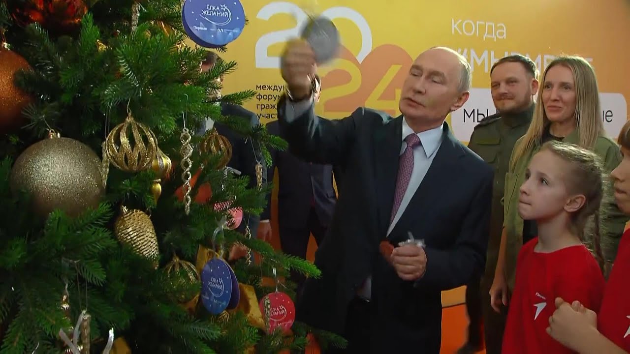 «Ёлка желаний!»: Владимир Путин исполнит новогодние желания трех ...