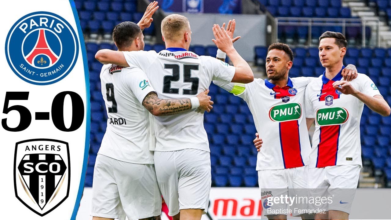 PSG vs Angers 5-0 All Goals & Highlights 21/04/2021 HD - YouTube