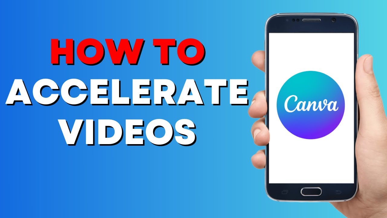 How to Accelerate a Video in Canva - YouTube