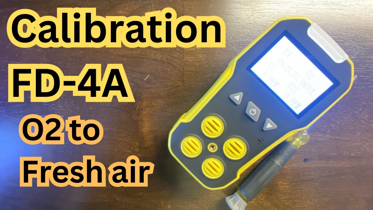FD-4A O2 Calibration to Fresh Air - YouTube