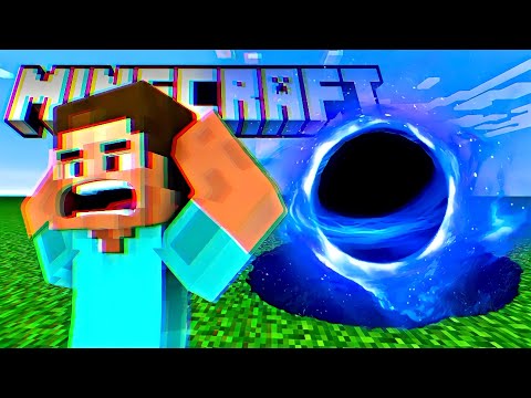 Minecraft Black Hole Mod In A City! - YouTube