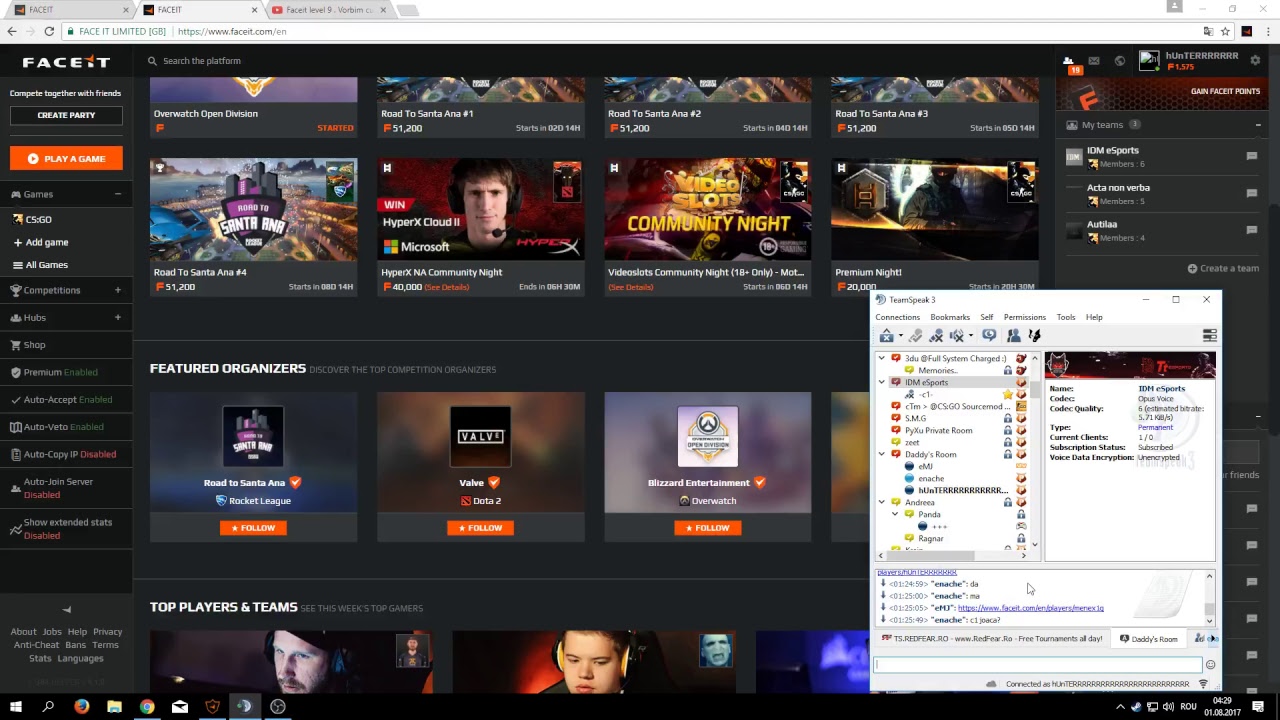 Faceit level 9 . Vorbim cu chat-ul . Chill / No stress !!! GIVEAWAY ...