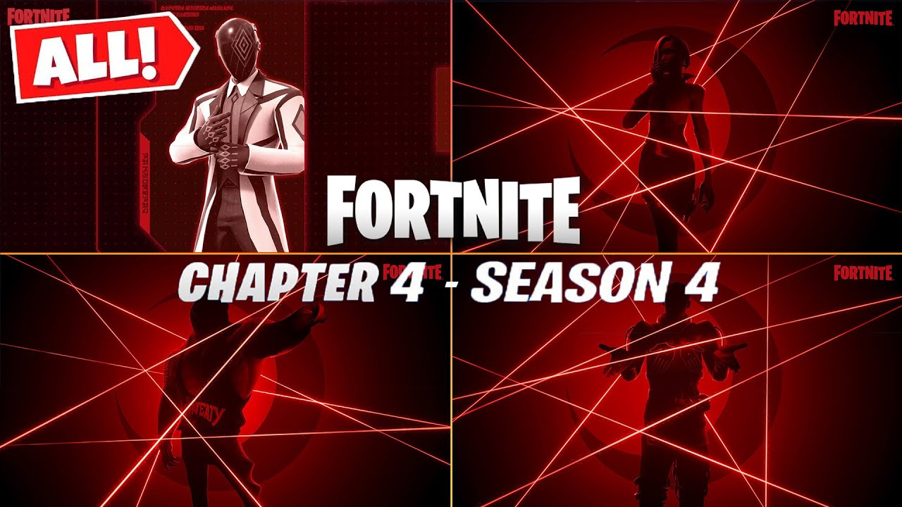 *ALL* Fortnite Chapter 4 Season 4 Teased Battlepass Skins & Bosses ...