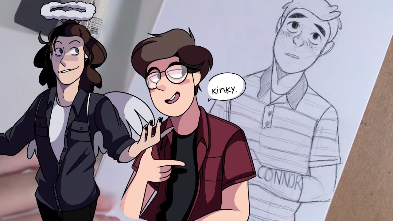 drawing evan, connor and jared (speedpaint) - YouTube