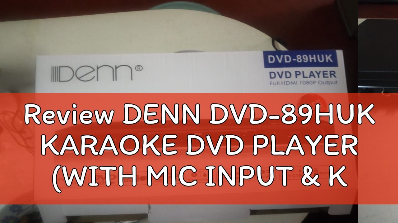 Review DENN DVD-89HUK KARAOKE DVD PLAYER (WITH MIC INPUT & KEY CONTROL ...