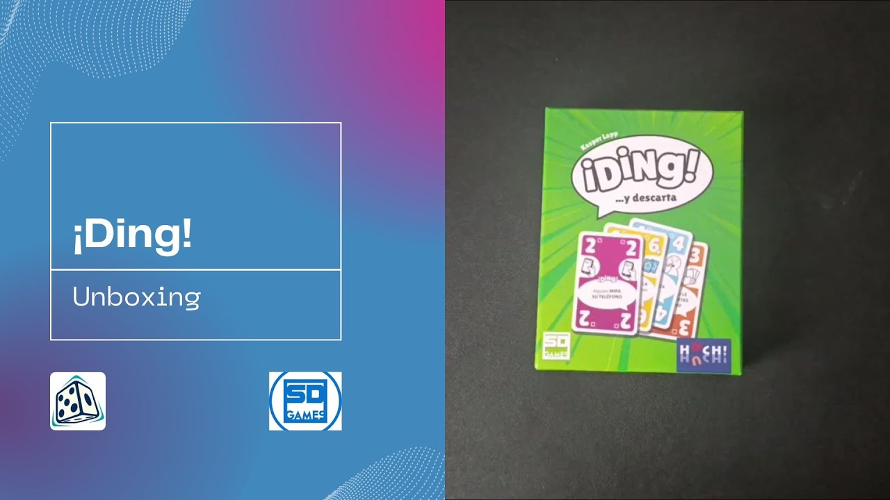 ¡Ding! ~ Unboxing (SD Games) - YouTube