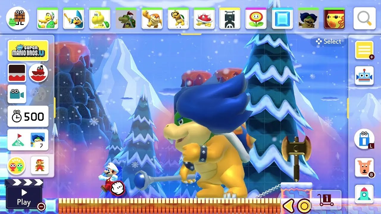 New Theme! Super Mario Maker 2 - Boss Battle Course Maker Experiment ...