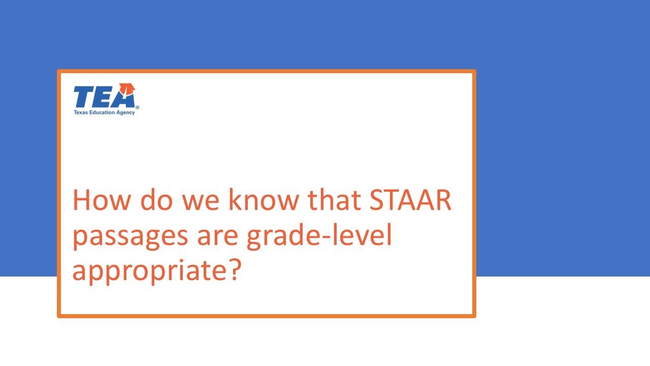 STAAR FAQ: Lexile Levels - YouTube