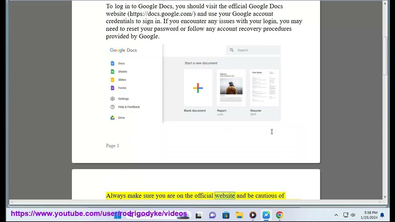 Google Docs login. Google Docs guest sign in? google docs gmail sign in ...