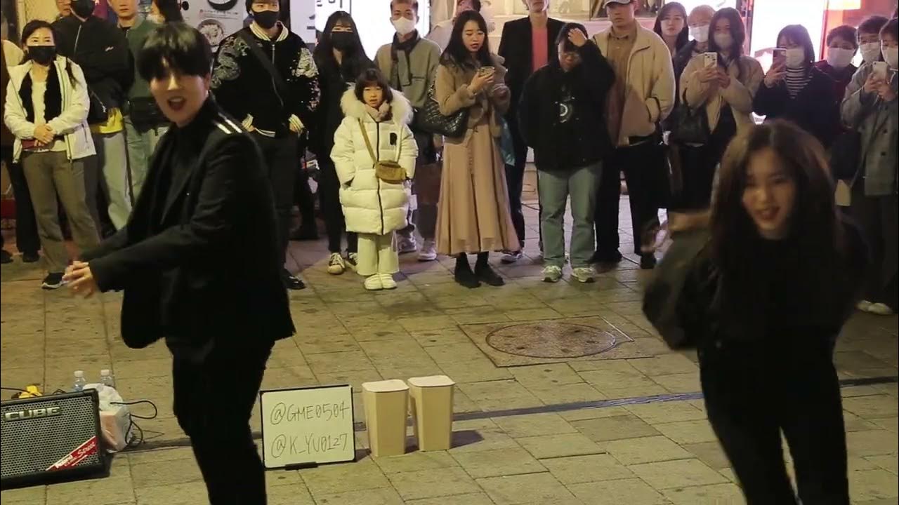 Jhktv] Kagawayu 日本 Andhyojin Hongdae Kpopdance 부석순 화이팅해야지 카가와유 And효진 홍대케이팝