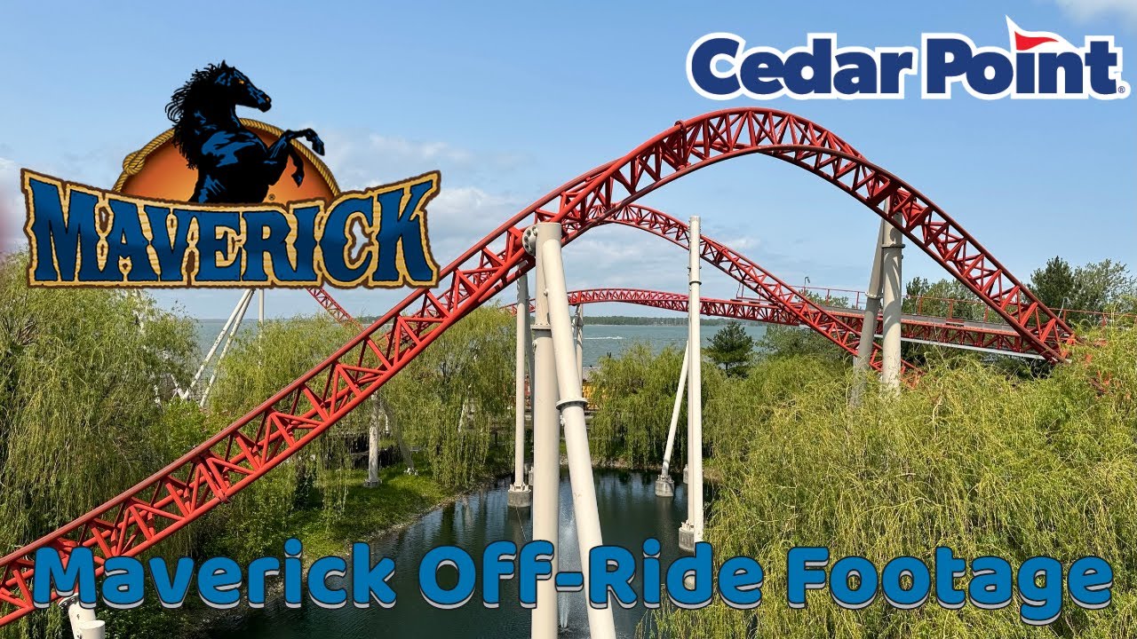 Maverick: Cedar Point Off-Ride Footage May 2023 (Copyright Free) - YouTube