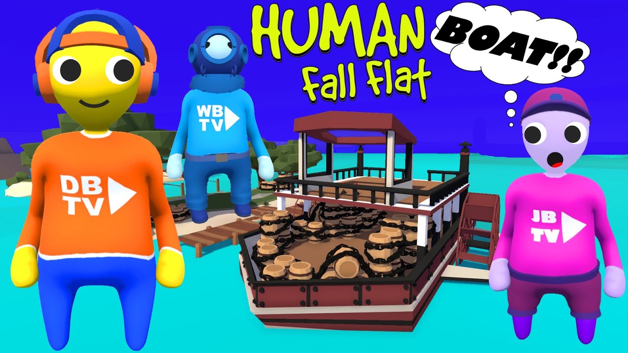 NEW MAJOR UPDATE!! PORT LEVEL IN HUMAN FALL FLAT - YouTube